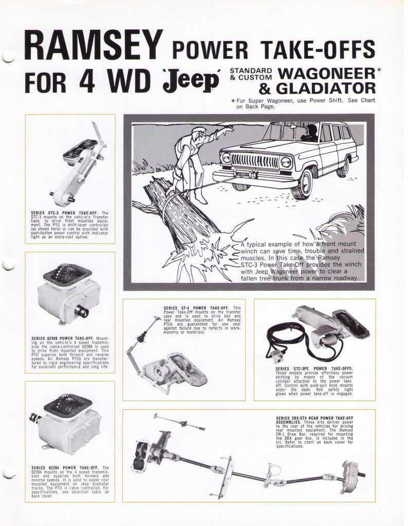 1967 Ramsey PTO For Jeep Universals - Jeep Willys World