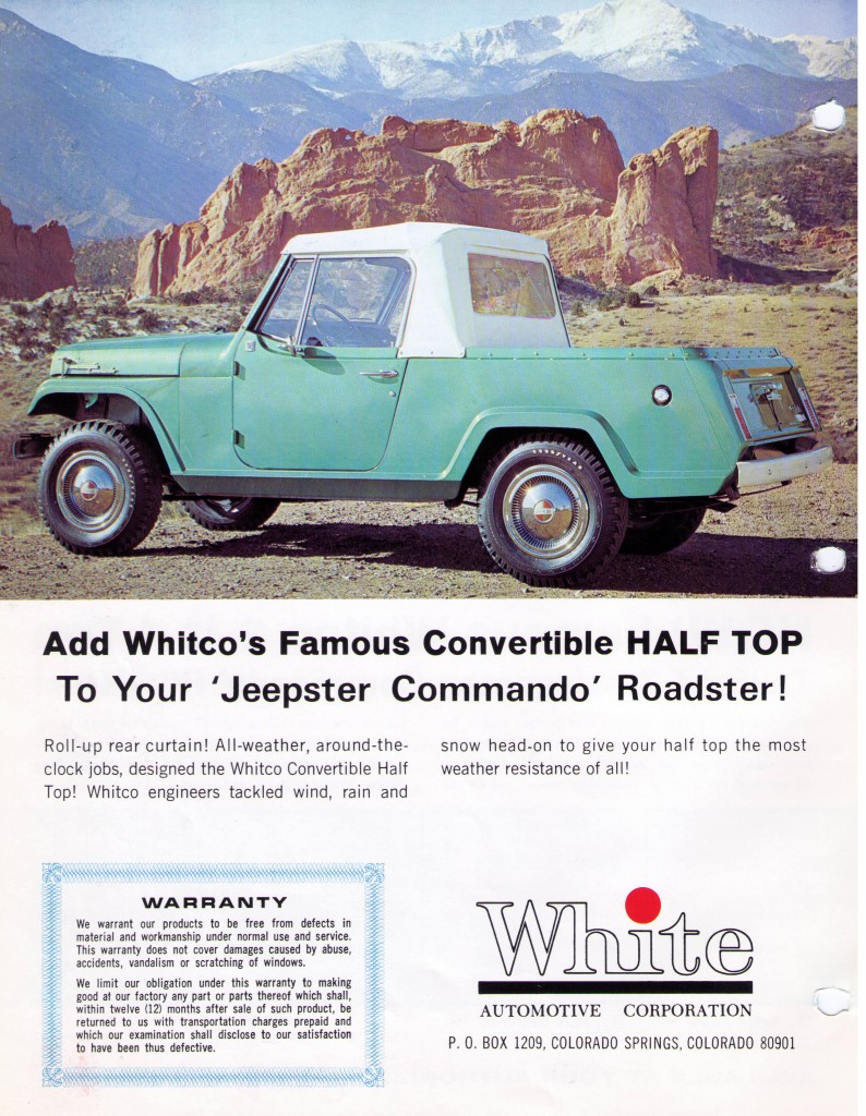 Whitco Jeepster Commando Soft top - Jeep Willys World