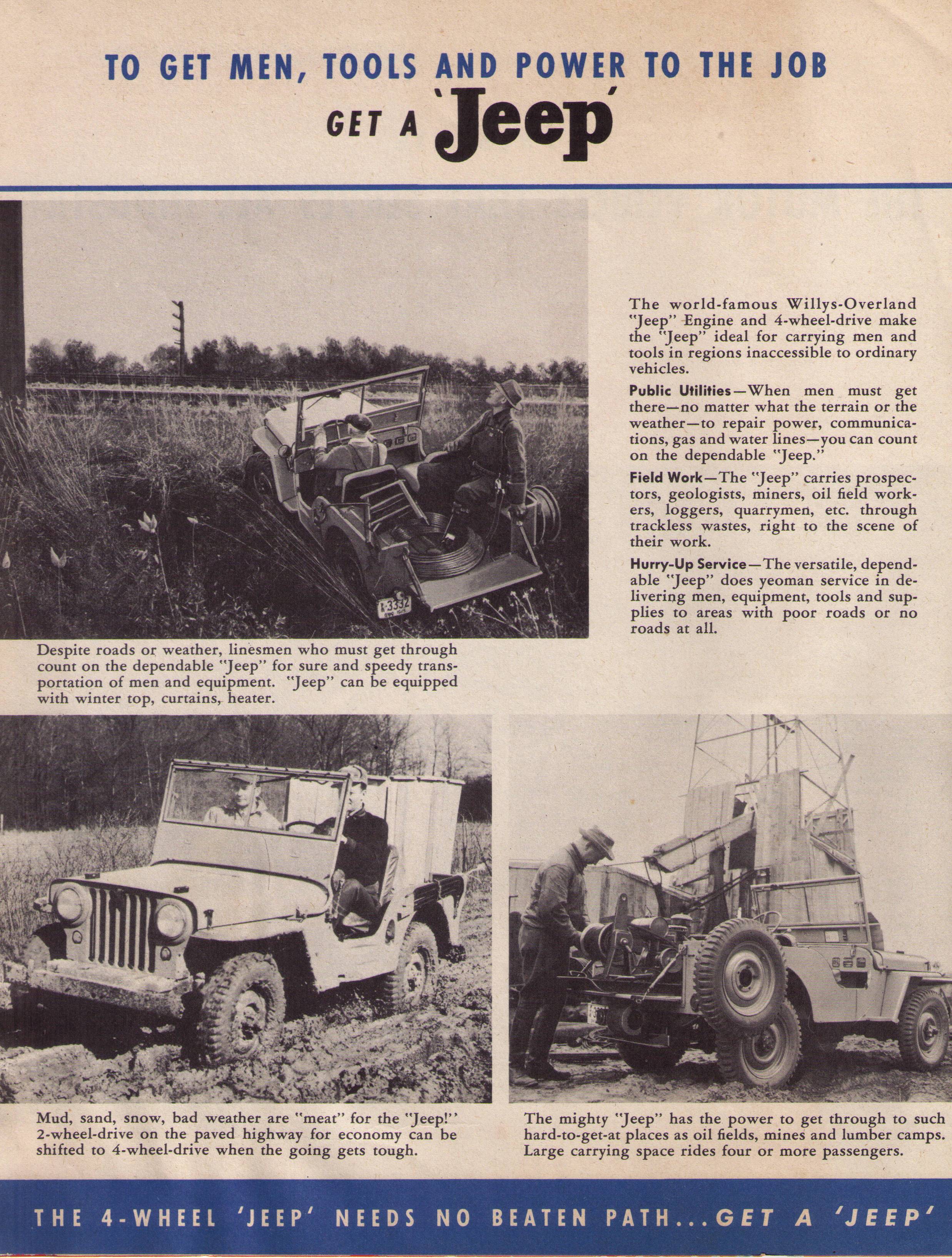 1946 The Universal Jeep - Jeep Willys World